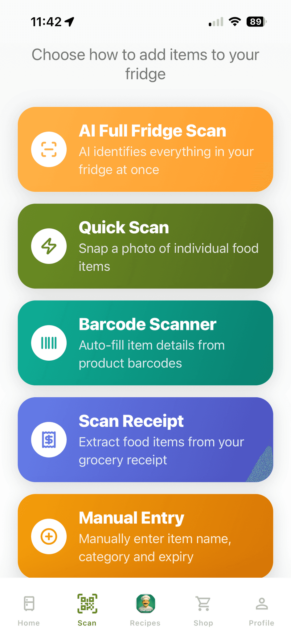 FridgeSmart App — Scan Your Fridge, Reduce Food Waste & Get AI Recipes